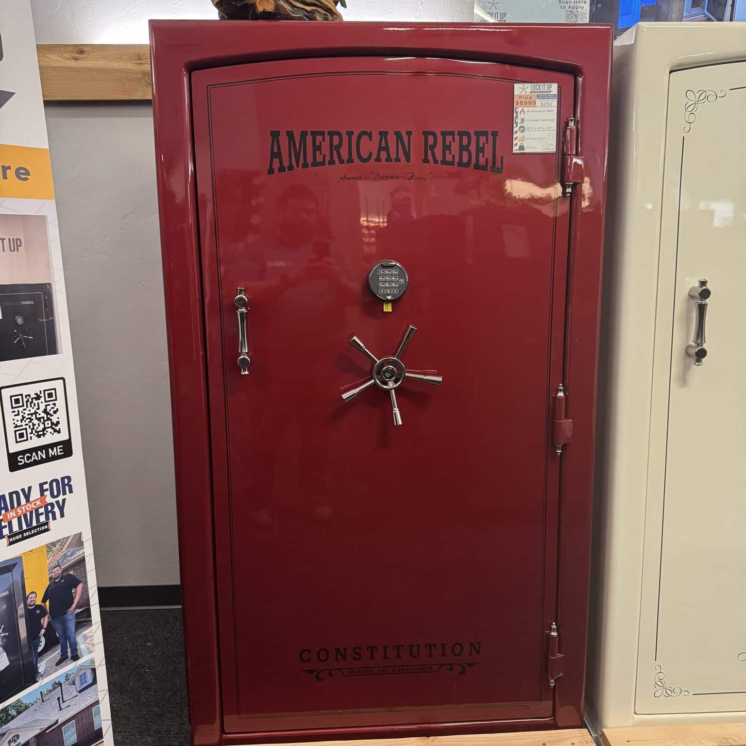 American Rebel Constitution 50 - Crimson - Lock It Up Safes